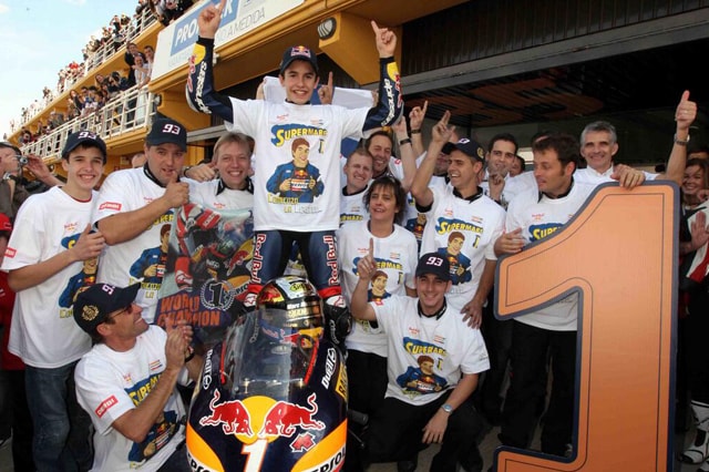 Marquez si carica così