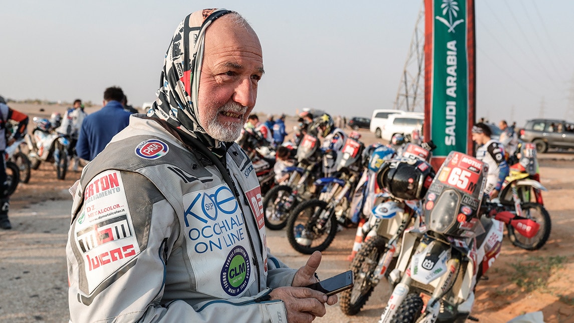 Franco Picco, Leggenda dei Rally Raid, alla Dakar 2021 - FOTO