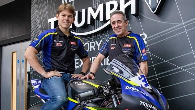 SSP, Triumph parla estone: Soomer sulla 765 del team Dynavolt