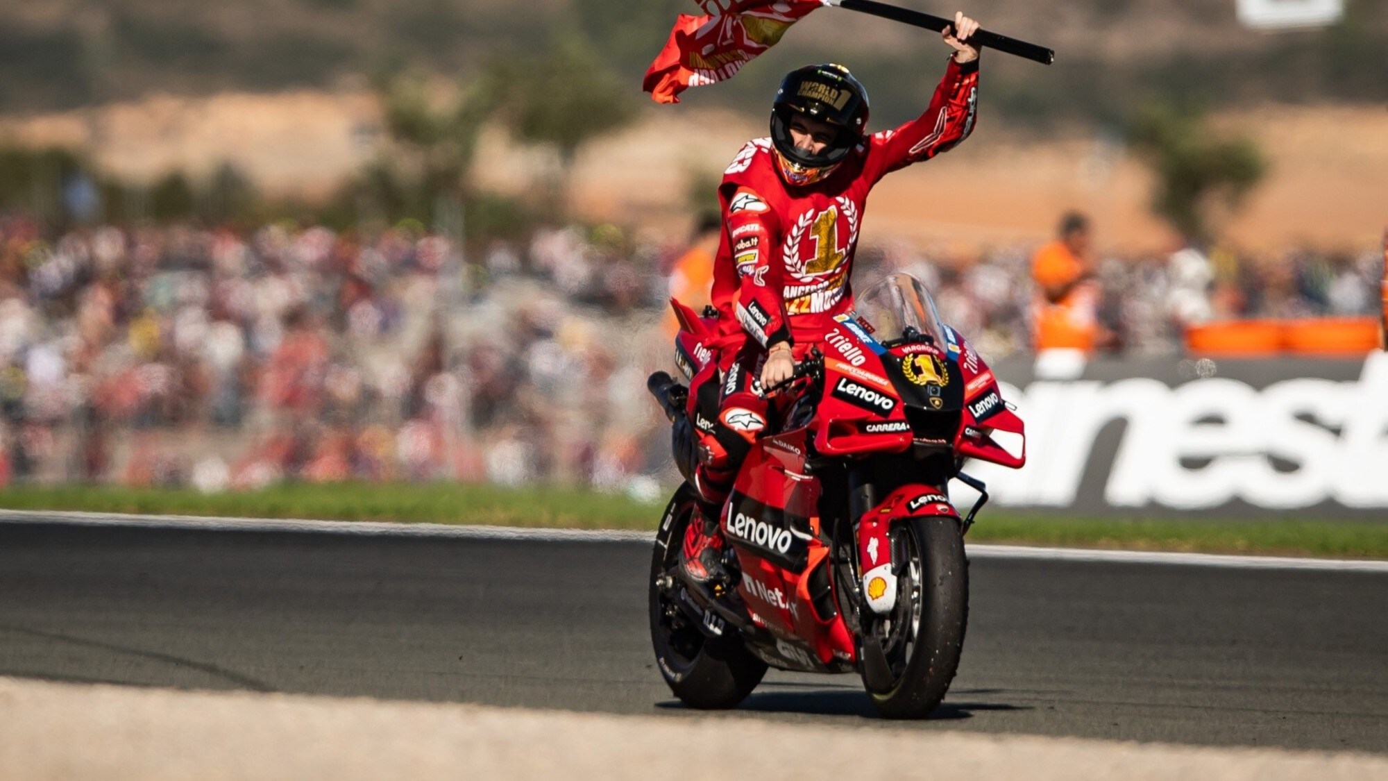 MotoGP, la dedica di Bagnaia alla GP22: "Ci siamo scelti e capiti, ora ...
