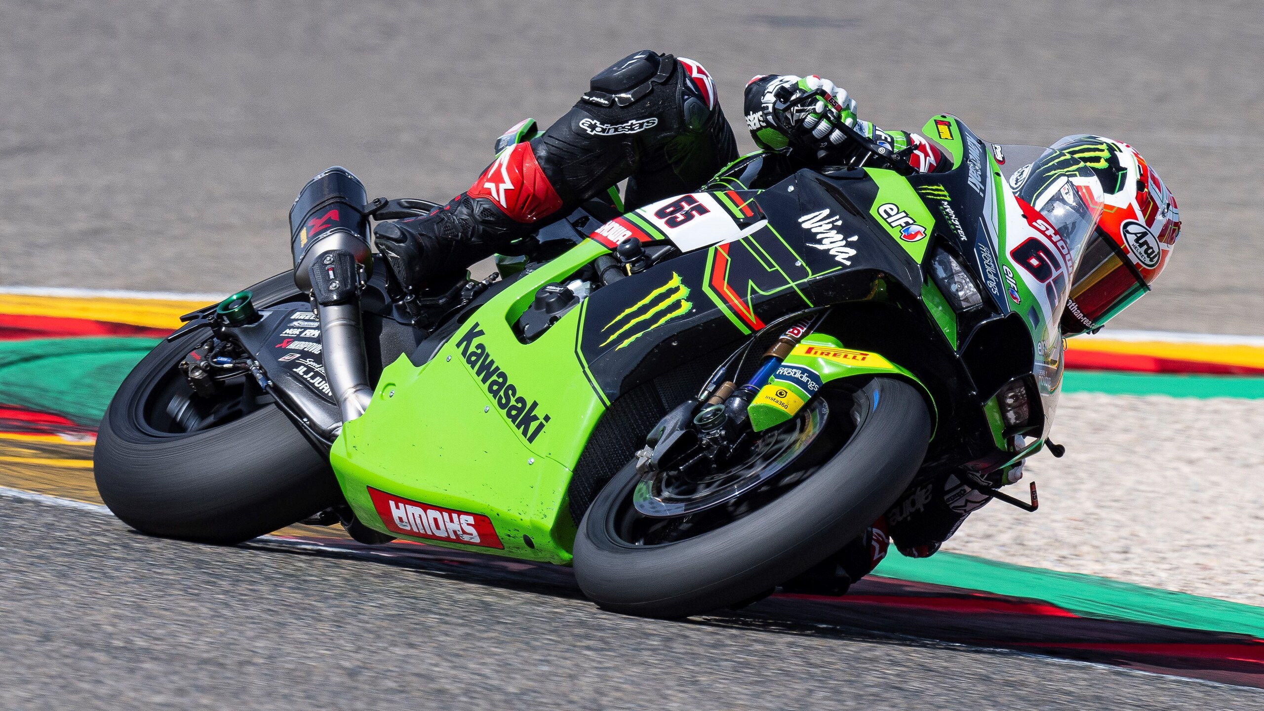 SBK, Test Aragon: Honda competitive, ma è Rea il migliore del Day 2