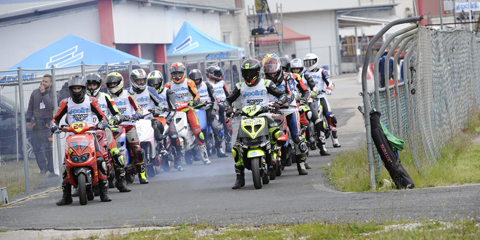 Polini italian cup, spettacolo a Latina per le gare in scooter
