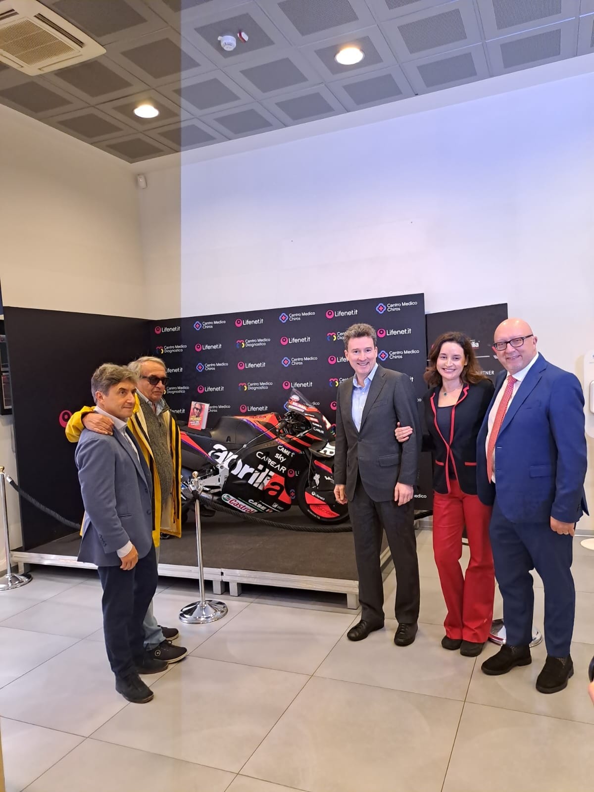 Al CeMeDi di Torino la Aprilia Racing ufficiale della MotoGP