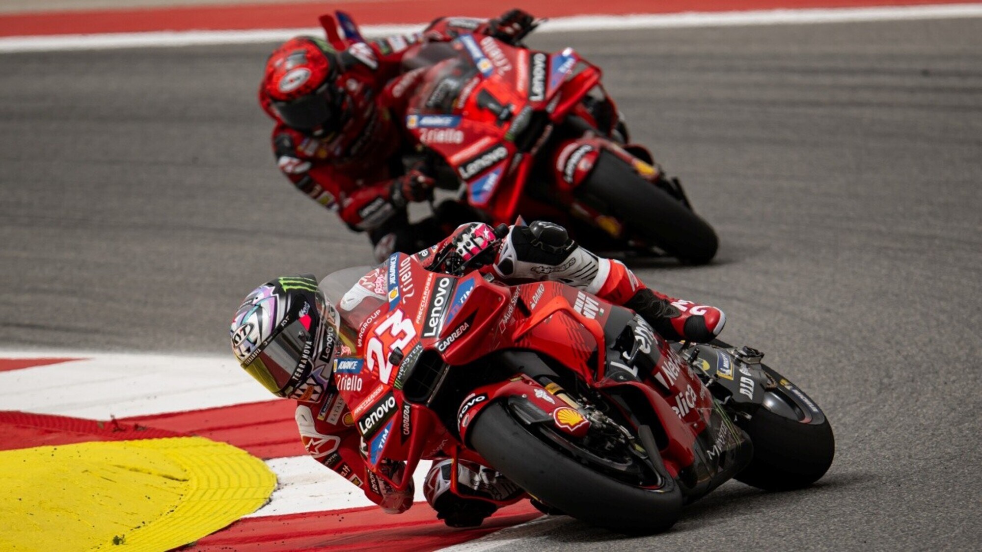 Ducati MotoGP, il display intelligente c'è: occhio alle gomme